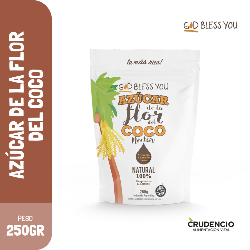 AZUCAR DE LA FLOR DEL COCO 250GR – Crudencio