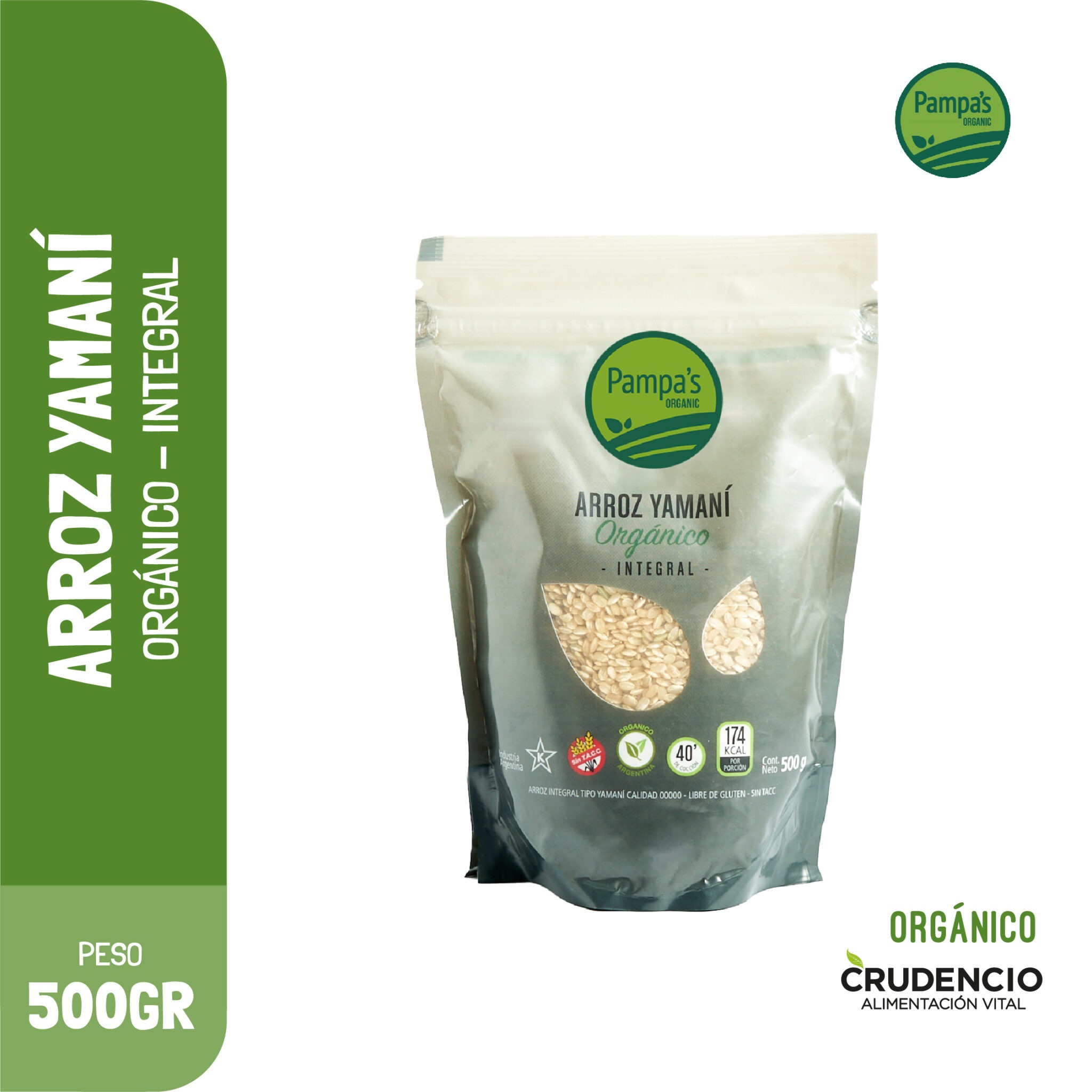 ARROZ YAMANÍ INTEGRAL – Crudencio