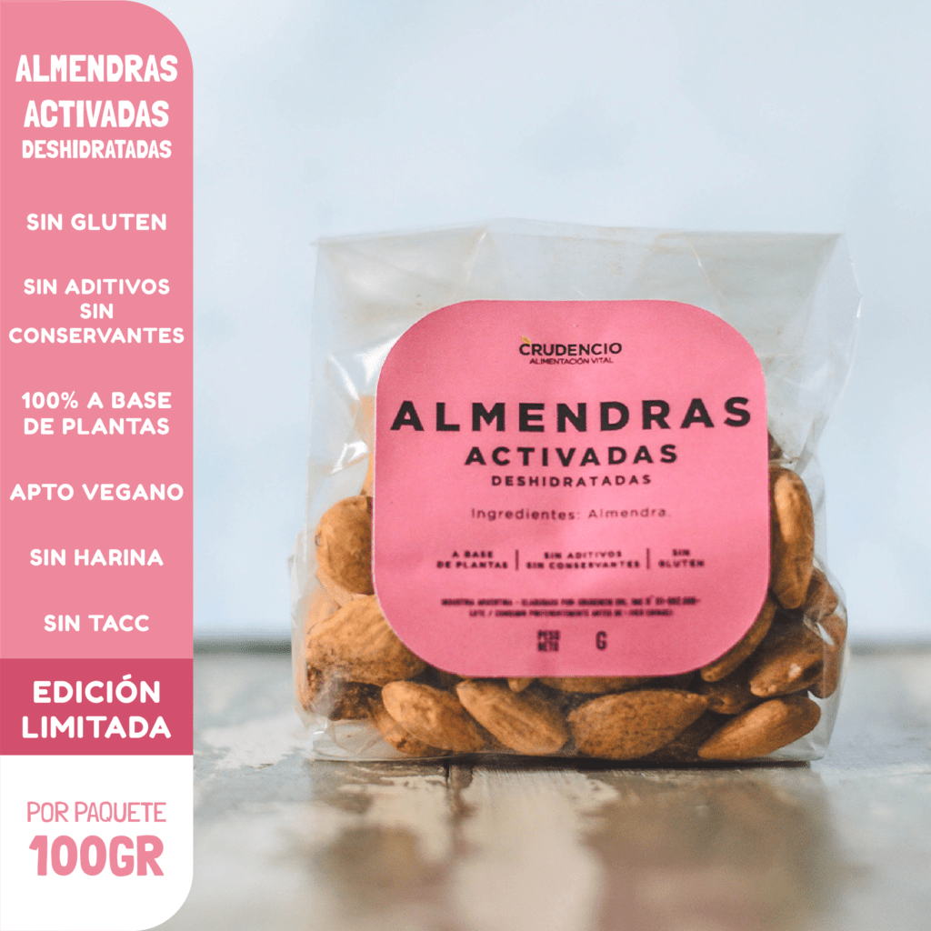 ALMENDRAS ACTIVADAS NATURALES – Crudencio